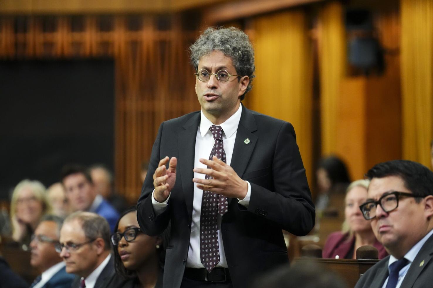 Karim Bardeesy and Melissa Lantsman at TMU Democracy Forum