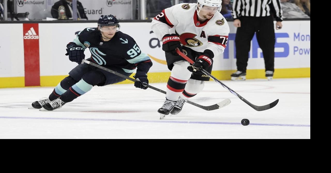 Daccord makes 32 saves, Kraken beat Senators 4-1 for 6th consecutive ...