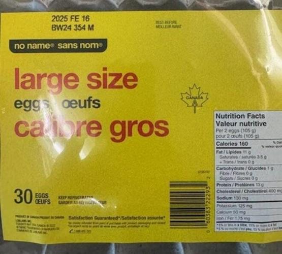 Eggs Recalled For Salmonella Contamination