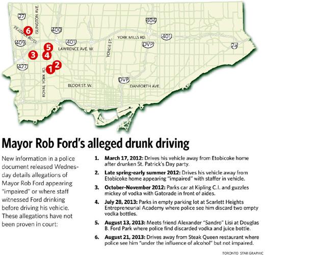 Rob Ford’s drinking-and-driving issue worried three chiefs of staff ...
