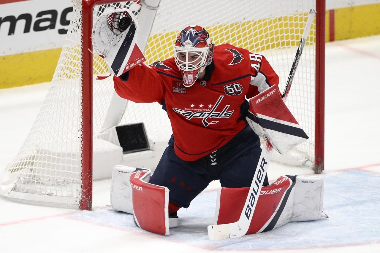 Washington Capitals sign goalie Logan Thompson to a 6-year, $35.1 million contract