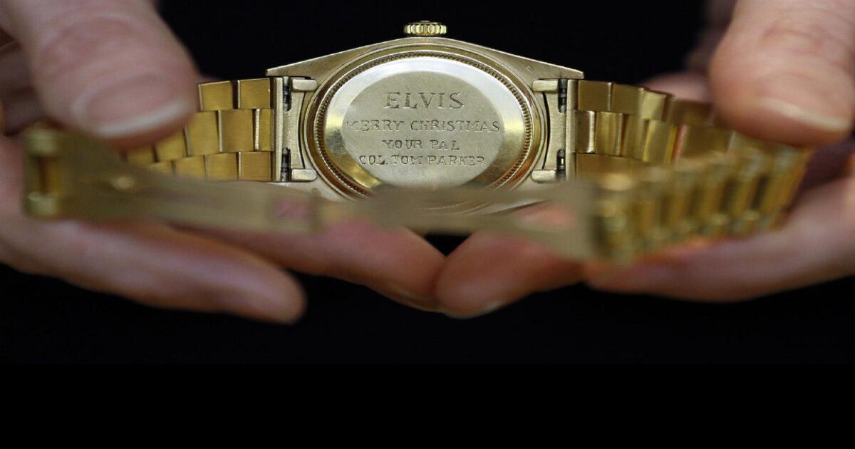 Elvis Presley’s Rolex, Madonna’s green silk corset up for auction
