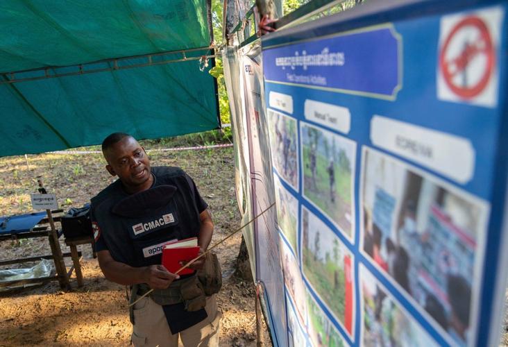 Photos of the giant rats leading land mine detection efforts in Cambodia