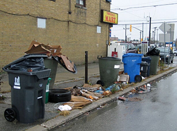 Residents raise stink over strip mall trash