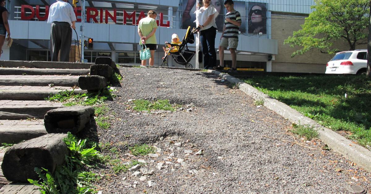 The Fixer: Crumbling ramp into Dufferin Grove Park is a hazard