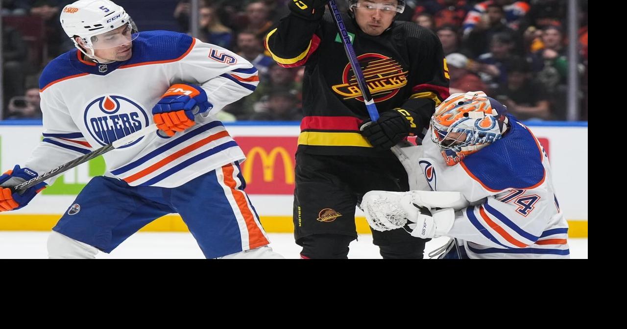 Boeser scores two, Hughes nets four points as surging Canucks whip Oilers 6-2