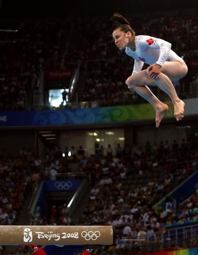 American Nastia Liukin wins gold in women's gymnastics