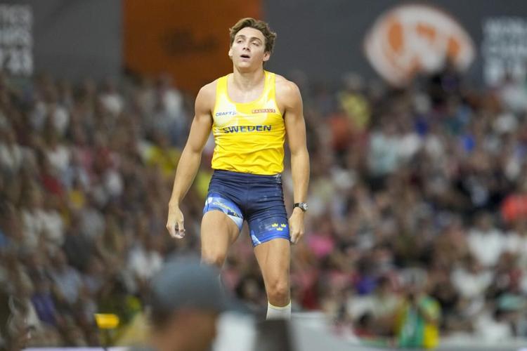 Swedish pole vaulter Armand Duplantis defends title at world championships