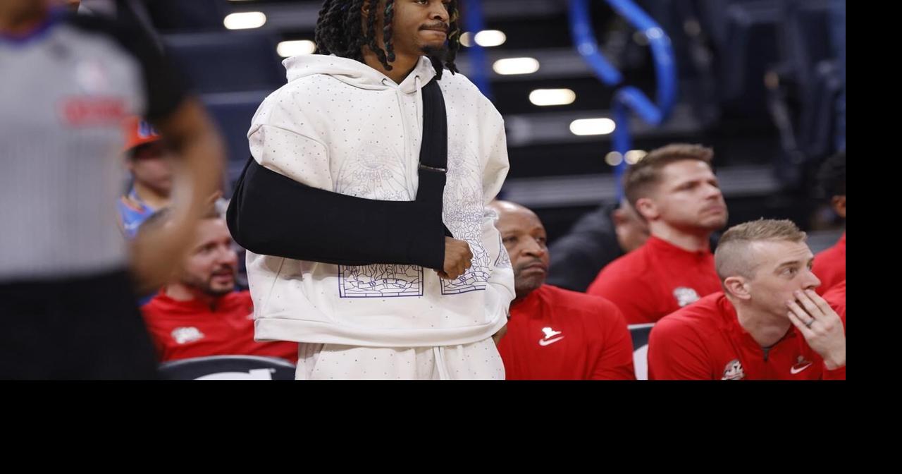 Ja Morant has a sprained right shoulder and is considered week to week ...