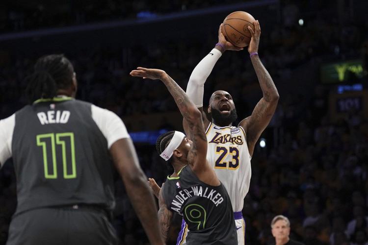 Timberwolves rout Lakers 117-95 in 1st-round series opener, overcoming ...