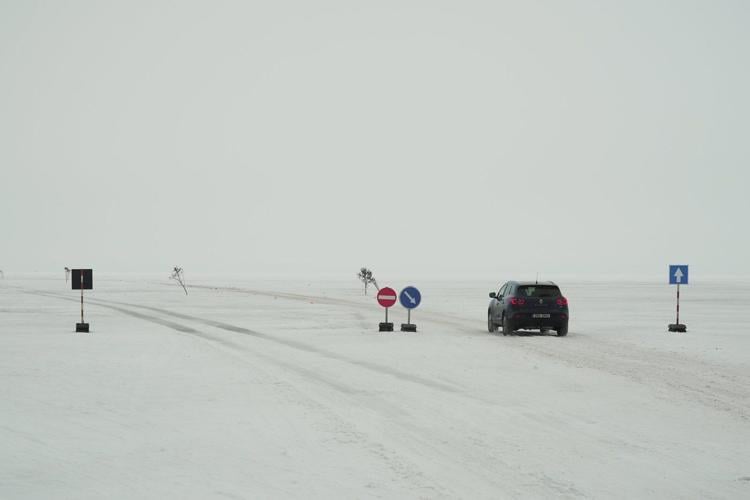 Take a ride across frozen sea on Estonia's ice road