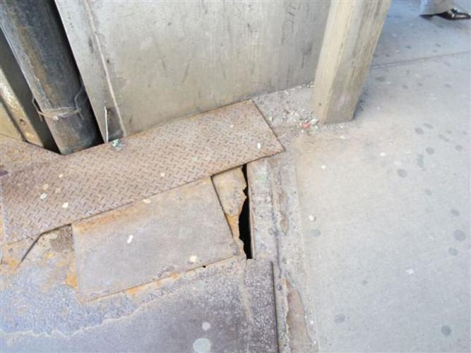 Metal plates outside ACC is a tripping hazard: The Fixer