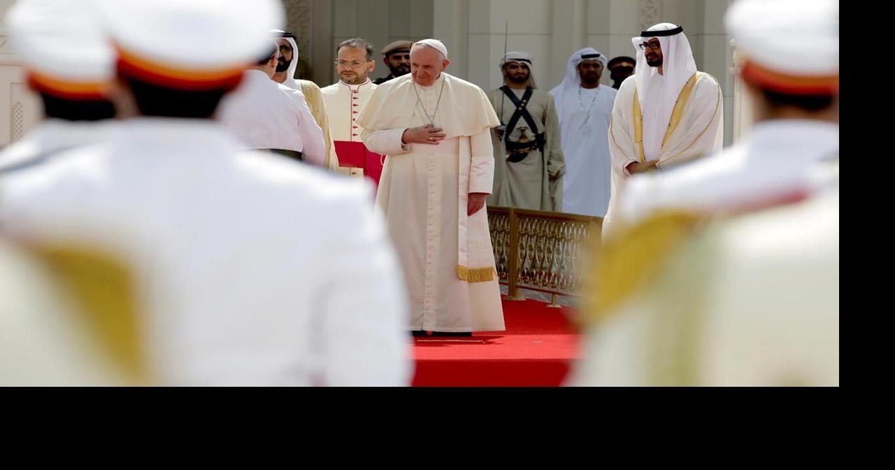 The Latest: Pope, senior Muslim cleric pledge hope for peace