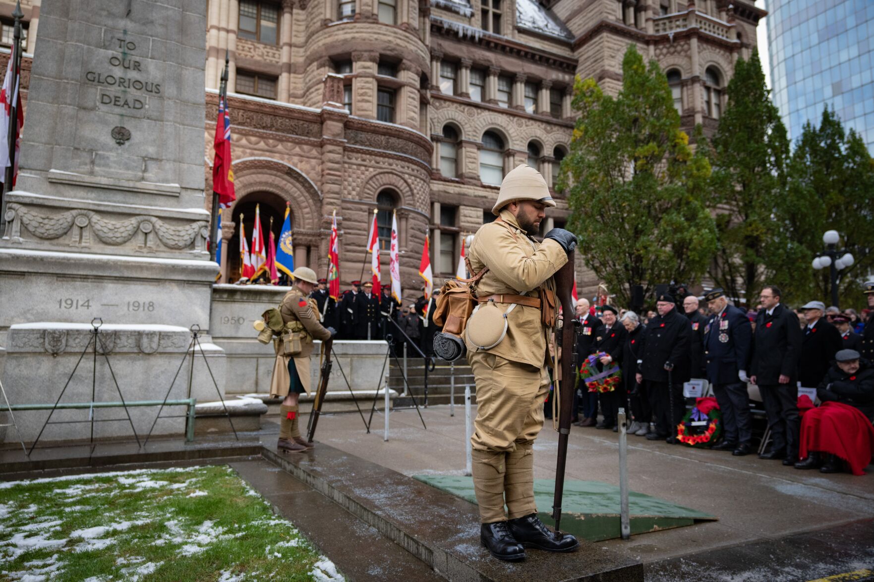 Remembrance Day ceremony at Old City Hall honours the fallen
