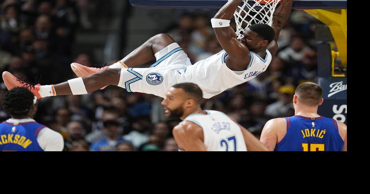 Conley, Edwards lead surging Timberwolves past Nuggets 111-98 and into ...
