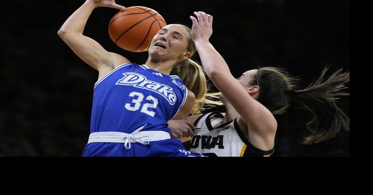 Clark, No. 2 Iowa bounce back from first loss with 113-90 win over Drake