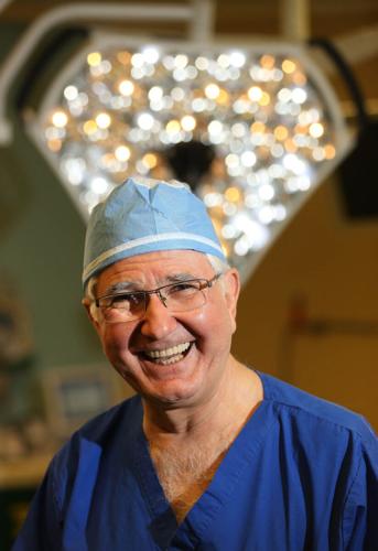 Heart surgeons, though different ages, share the same commitment