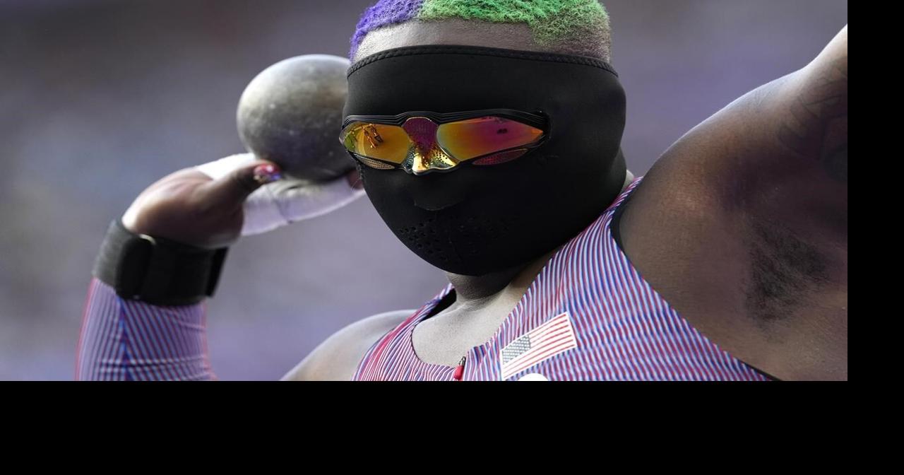 Raven Saunders, the mask-wearing shot putter, finishes 11th in Olympic ...