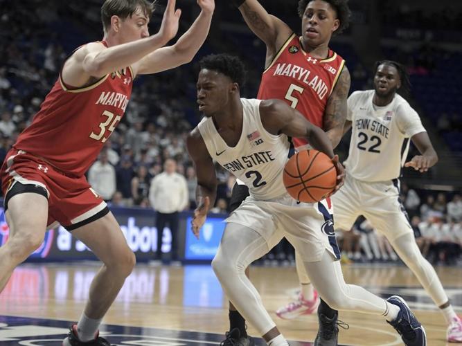 Wahab, Baldwin Jr. have double-doubles to help Penn State beat Maryland ...