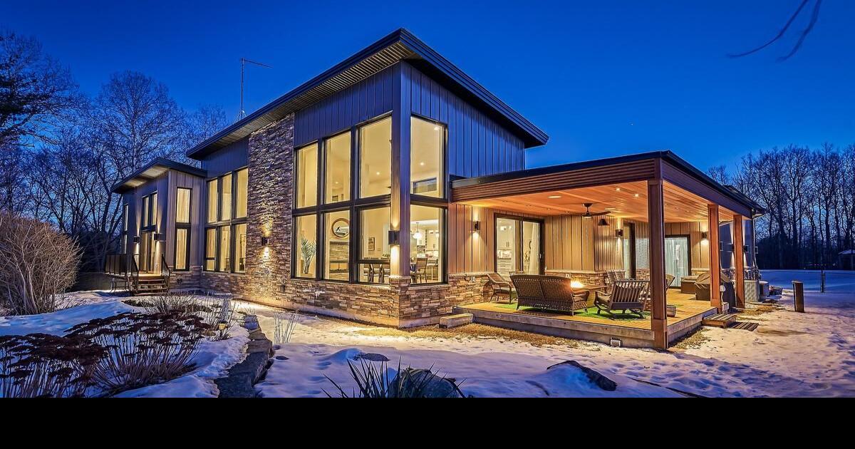 This $2.57M Whitby home has two-storey ceilings and windows that ...