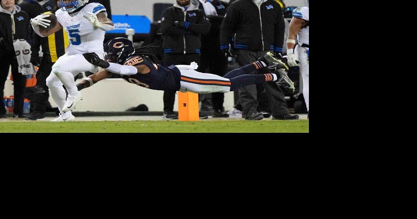 Lions beat playoff-bound Bears 19-16 on Bates' 42-yard field goal as ...