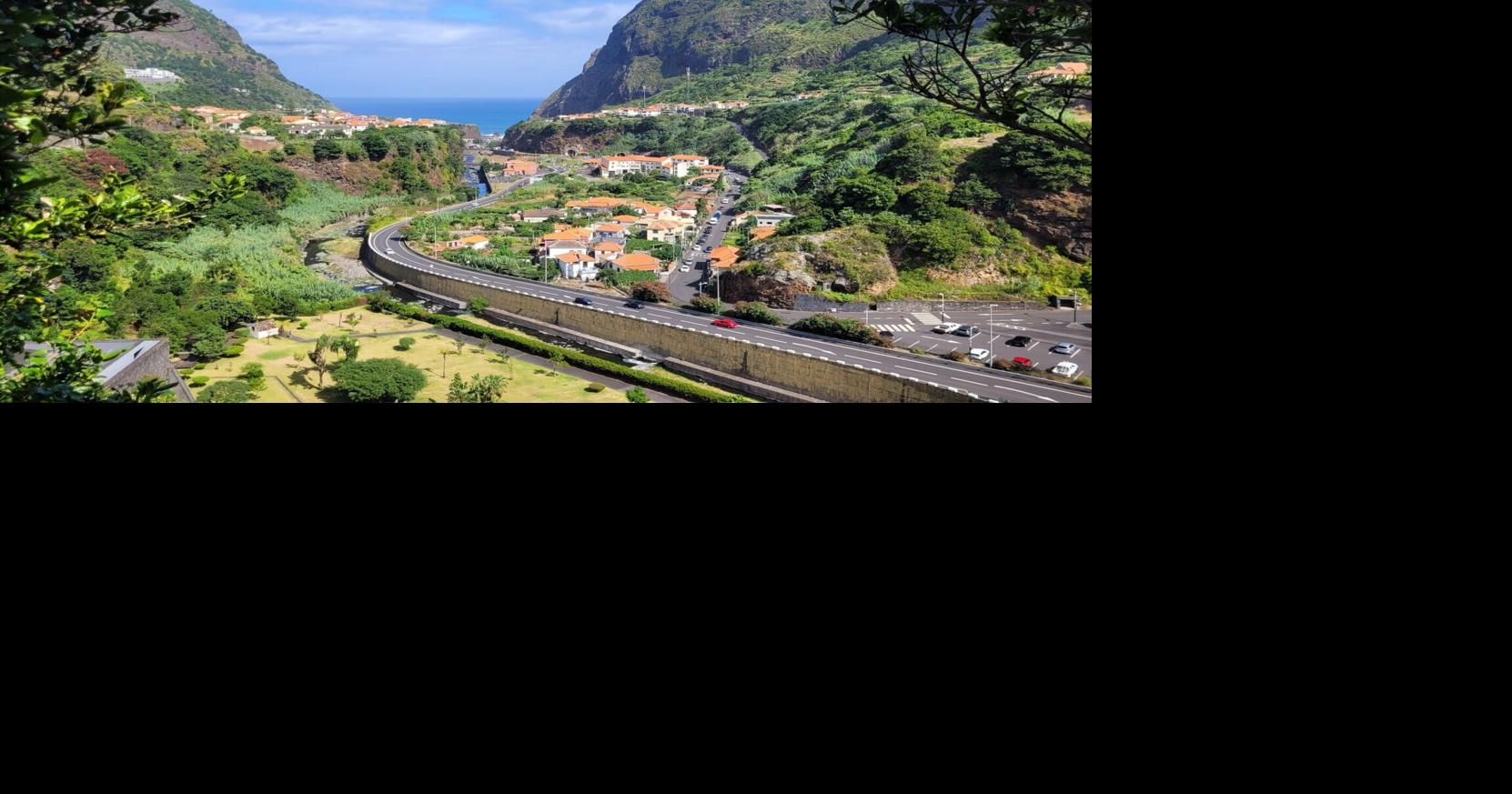 In Madeira, with my daughter, my sister and my nephew. Wow!