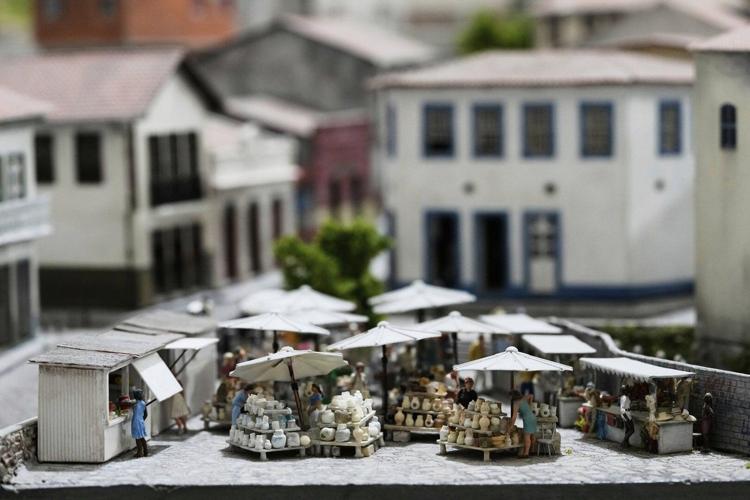 In a miniature world, climate change and environmental issues loom large