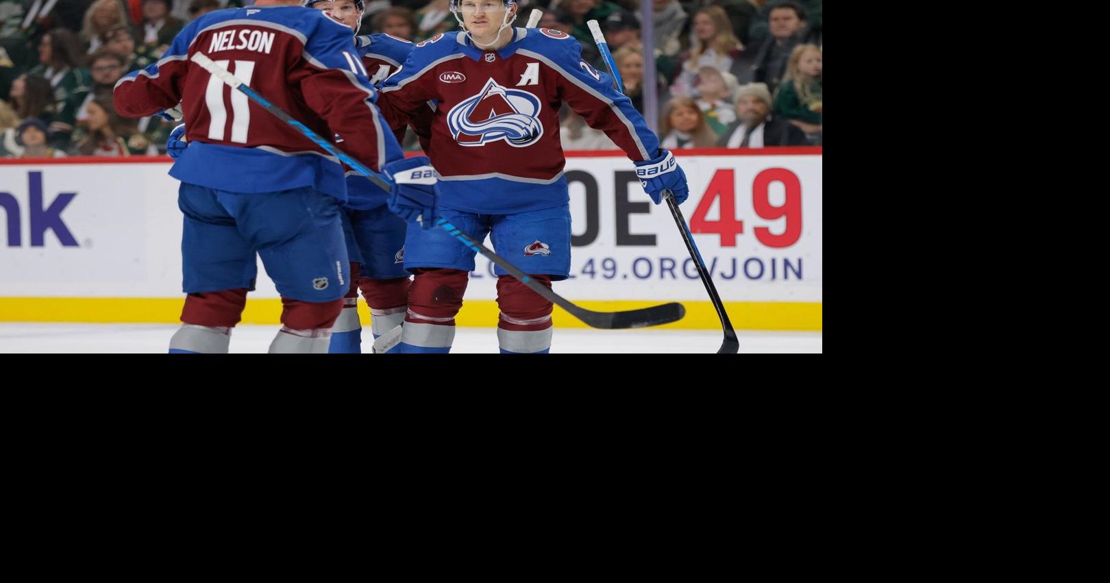 MacKinnon nets 2 goals, Makar and Nelson have goal, two assists, as ...