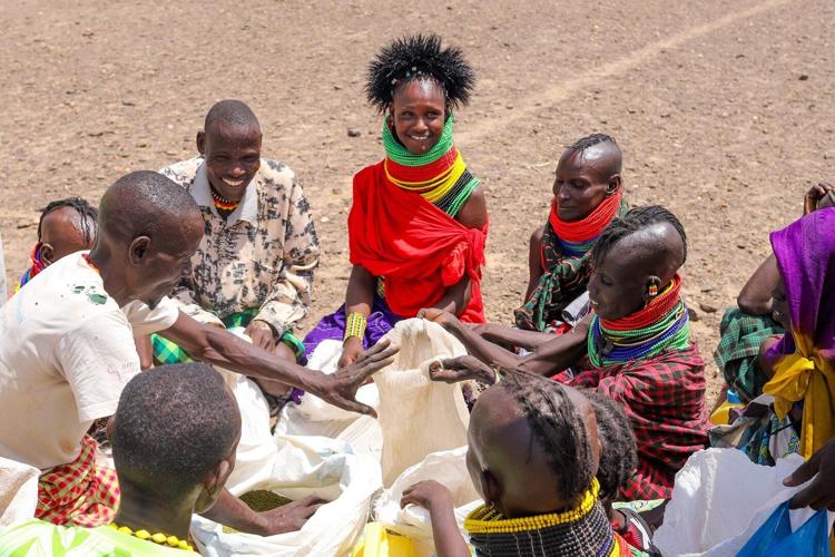 Drought leaves people hungry in Kenya as their livestock die