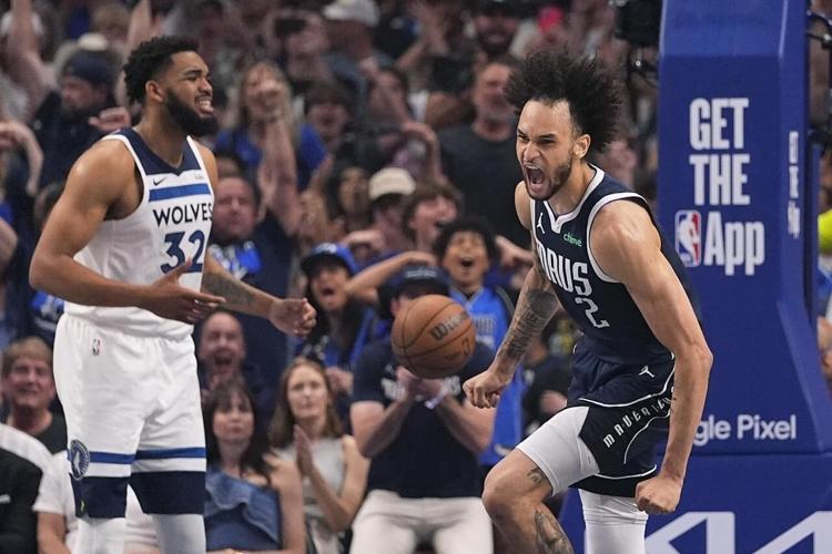 Mavs rookie Dereck Lively II leaves Game 3 of West finals after taking ...