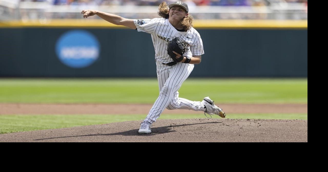 LSU’s Paul Skenes is matched against Wake Forest’s Rhett Lowder in a ...