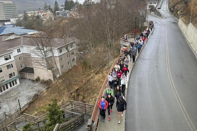 Students walk out of schools across Alaska to protest the governor's ...