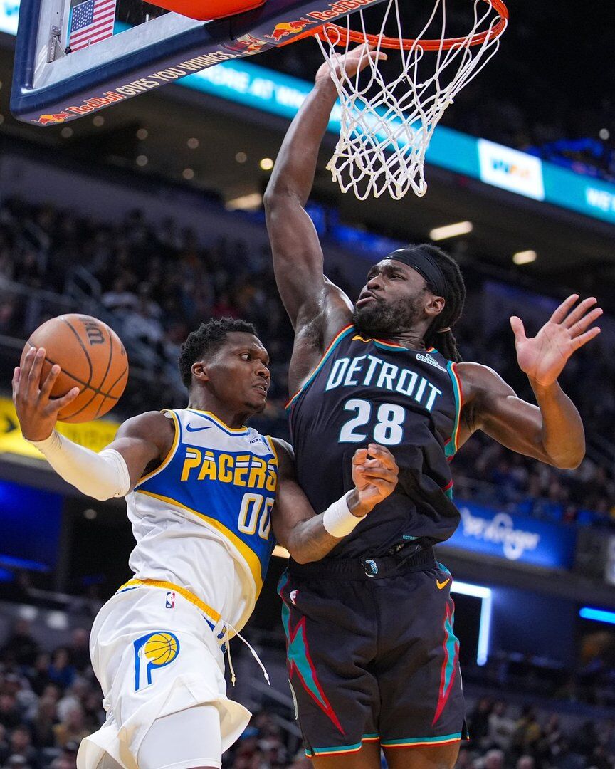 NBA scores: Pistons beat Pacers 122-117 to tie franchise record with ...