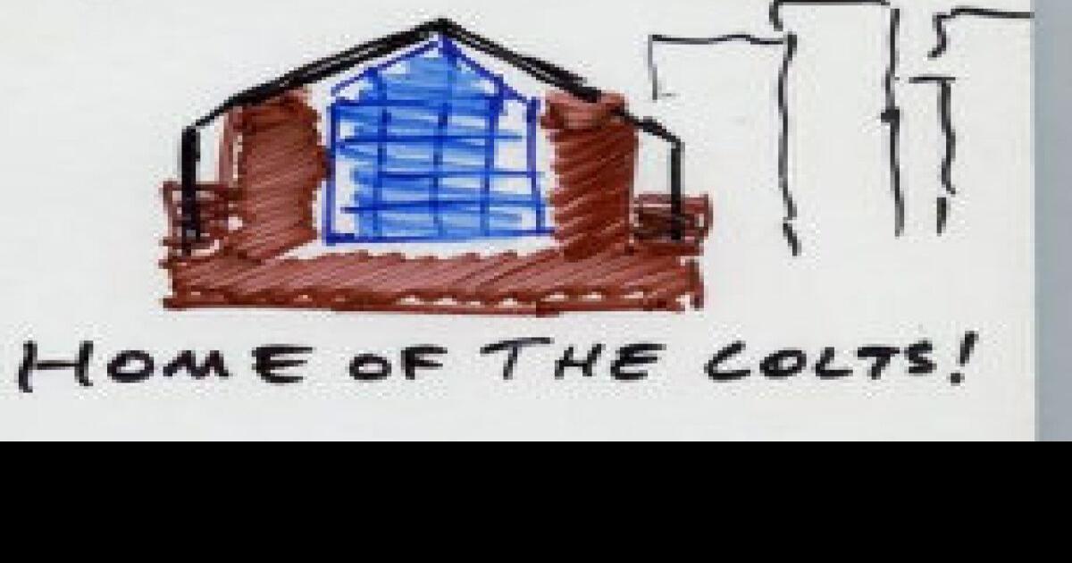 Andrew Luck’s sketch of Lucas Oil Stadium snapped up for $1,500 on eBay