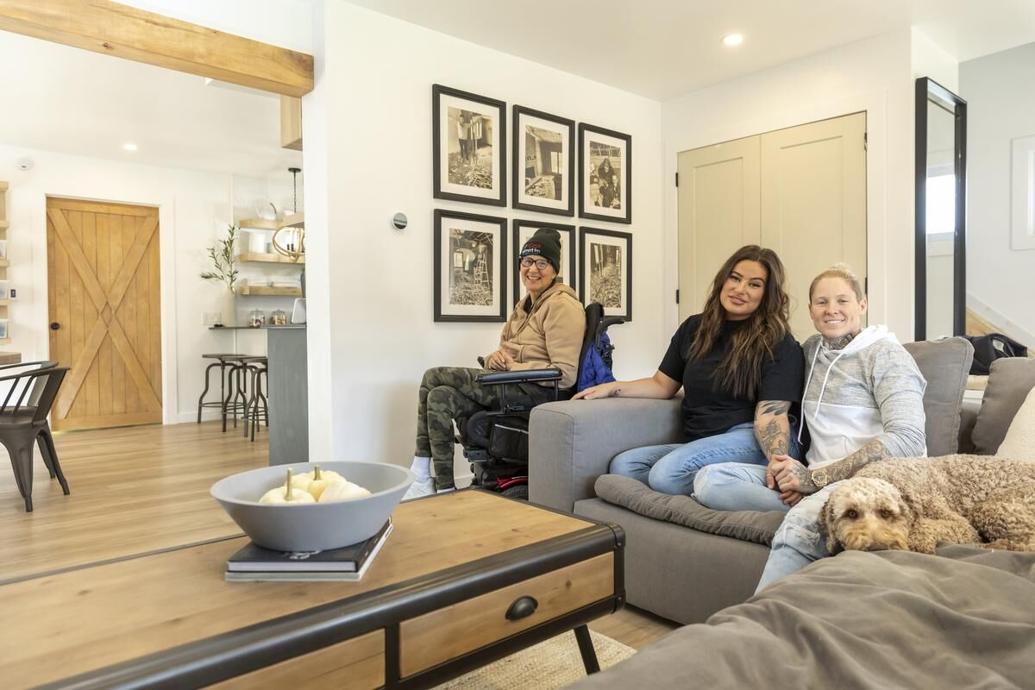 Shawnee and Jen Kish convert house so mom can live with them