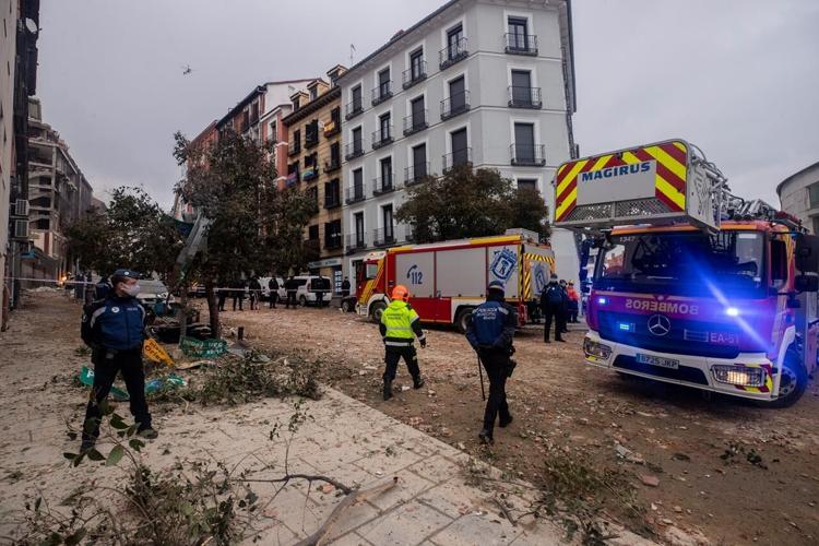 Gas explosion rips through Madrid building, killing 3