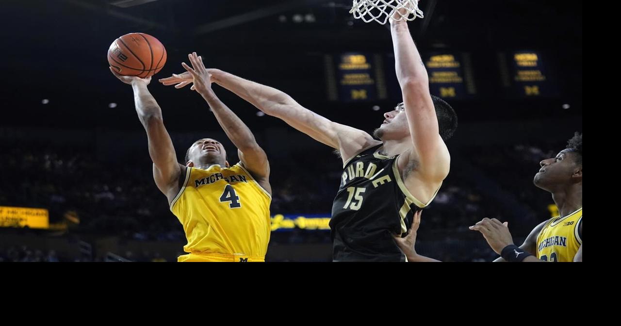 Zach Edey scores 35 and helps No. 3 Purdue beat Michigan 84-76