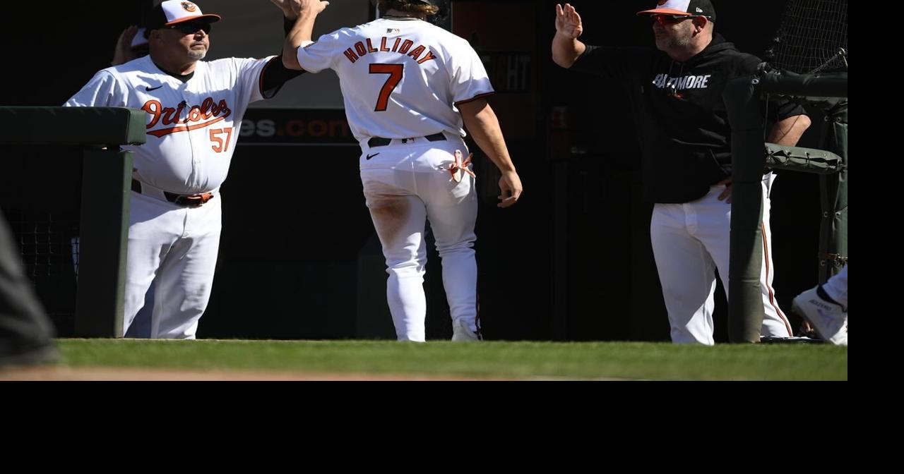 Much-needed Holliday: Orioles rookie comes through with first big ...
