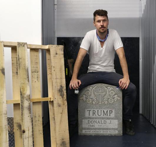 ‘Trump Tombstone’ now on display at Brooklyn gallery