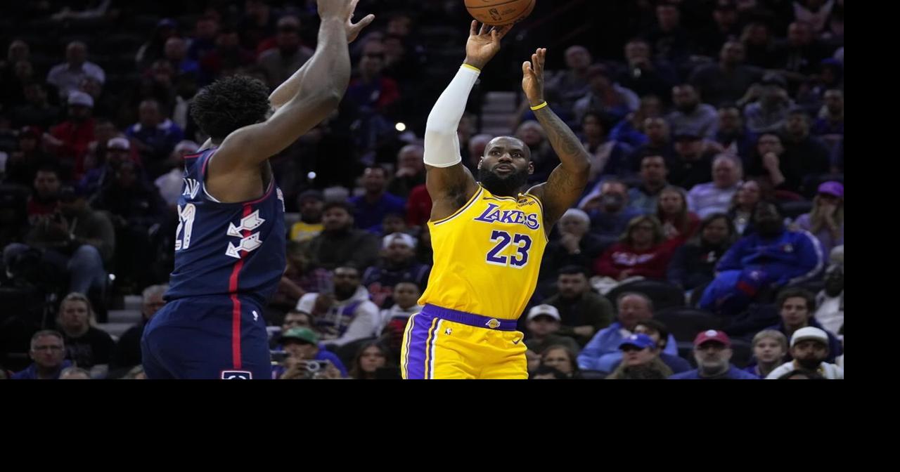 LeBron James suffers worst defeat in NBA career as Embiid, 76ers rout ...