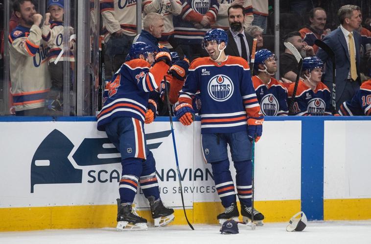 Defenceman Mattias Ekholm scores first hat trick, helps Edmonton Oilers ...