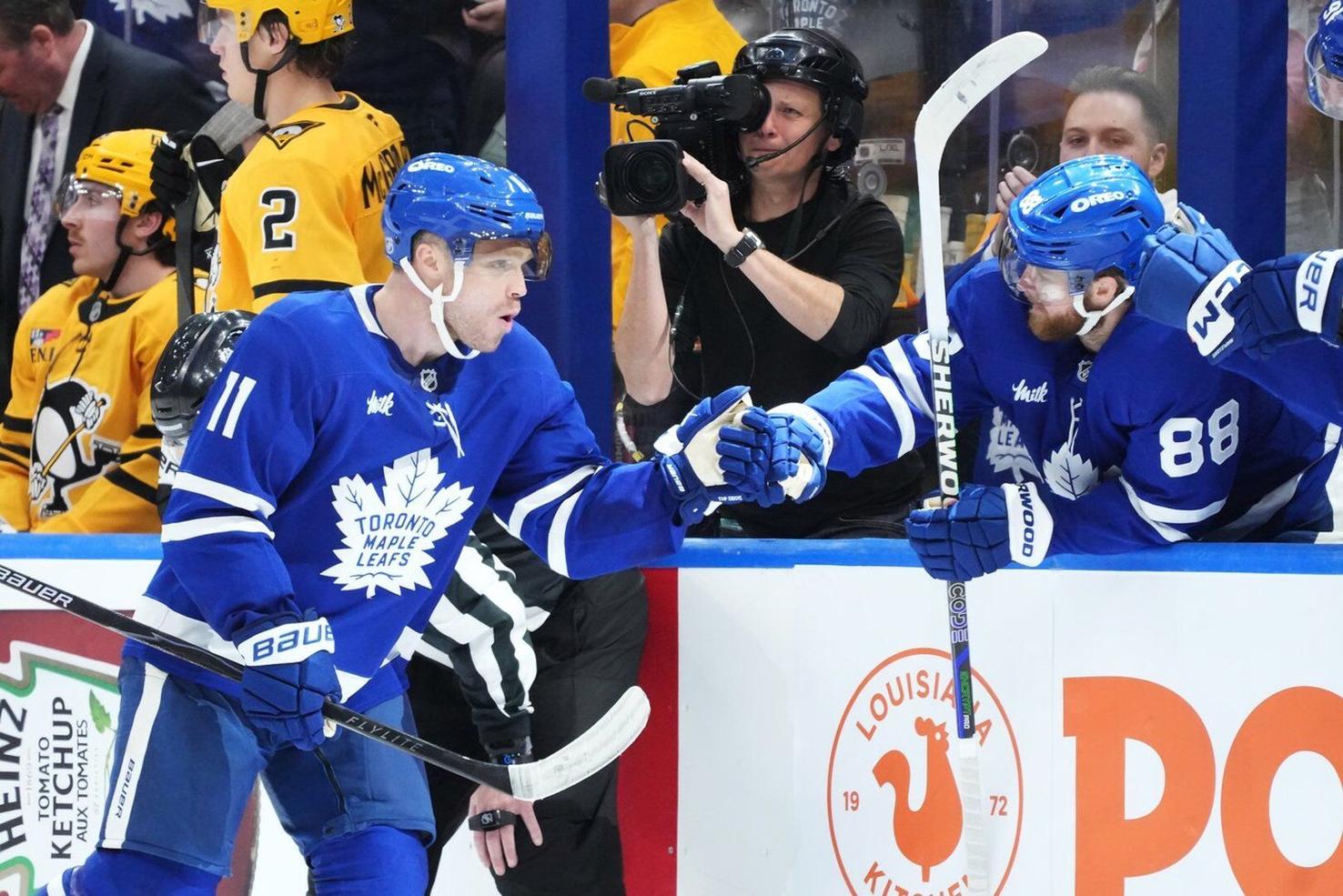 Domi's coast-to-coast winner lifts Maple Leafs over Penguins, snapping skid