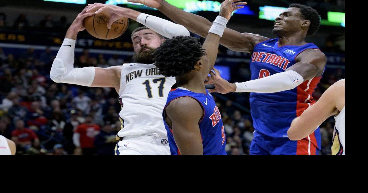 CJ McCollum scores 33 points to lead short-handed Pelicans past Pistons ...