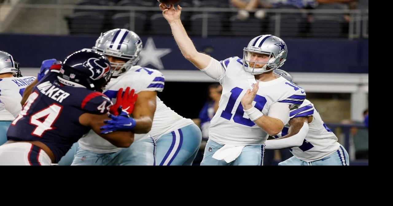 QB Rush solid for Cowboys in 20-14 preseason loss to Texans