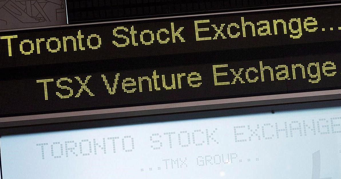 Toronto stock market ekes out gain while U.S. stock markets lose ground