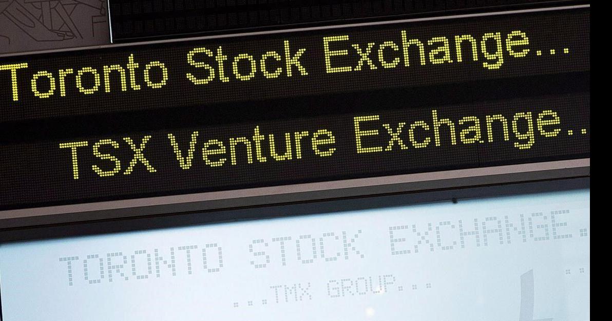 Toronto stock market ekes out gain while U.S. stock markets lose ground