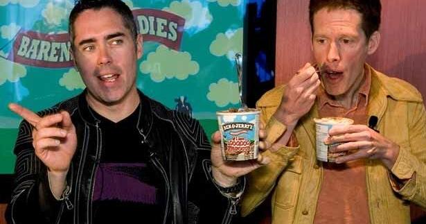 Diving Barenaked into ice cream