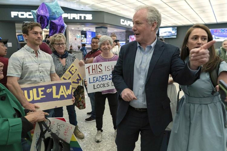Anti-Trump resistance sees another leader in Van Hollen as Democrats ...