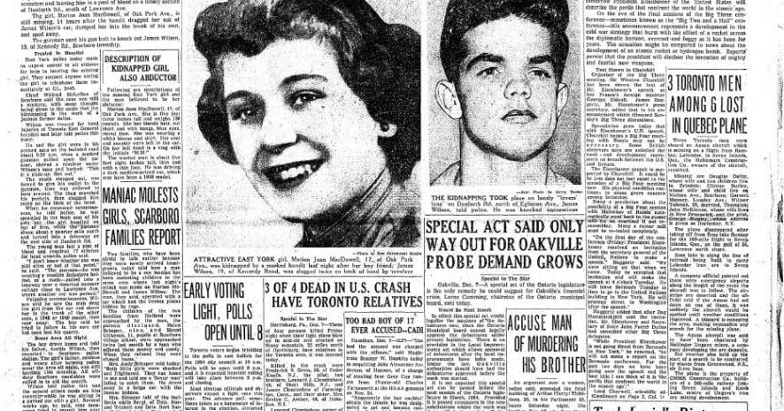 One of Toronto’s oldest mysteries: The unsolved disappearance of Marion ...