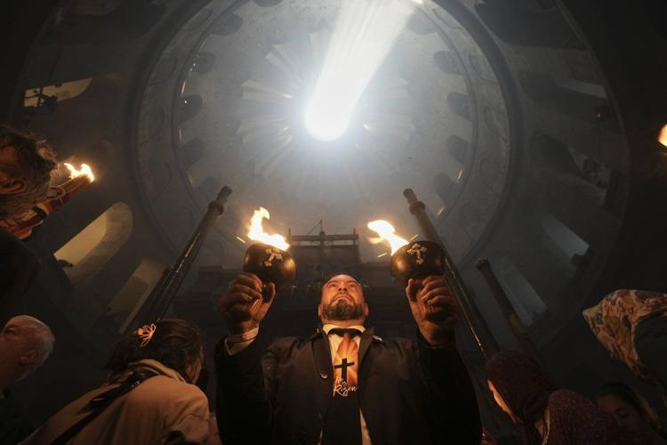 What's behind the visually stunning 'Holy Fire' ceremony in Jerusalem?